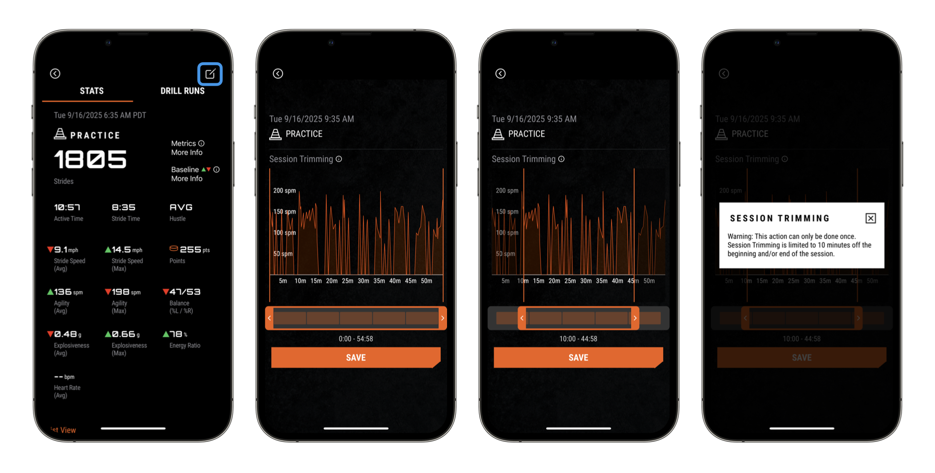 Trimming Session Length